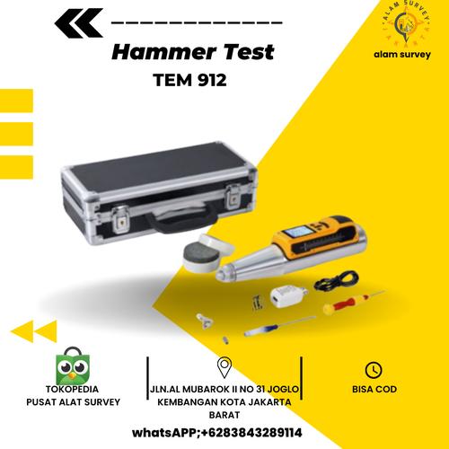 Jual TEM 912 Sclerometer / Digital Concrete Test Hammer /Rebound Tester ...