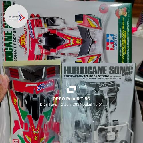 Jual body Tamiya 95603 Body Hurricane Huricane Sonic Polycarbonate Body ...