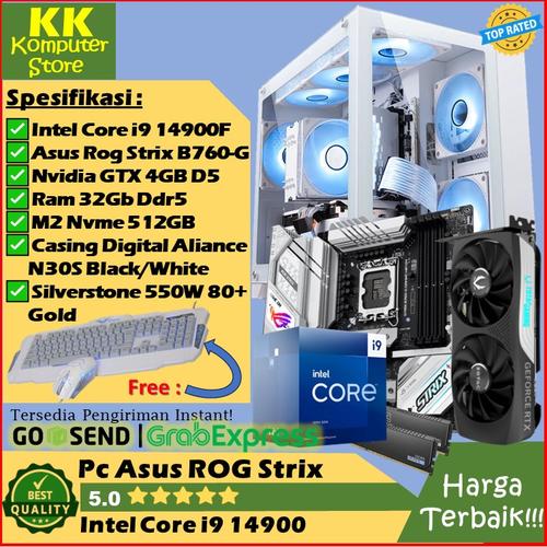 Jual Pc Asus ROG Strix Gaming i9 14900 | Ram 32Gb ddr5 [ Pc Rakitan Gaming intel Core i9 14900F ...