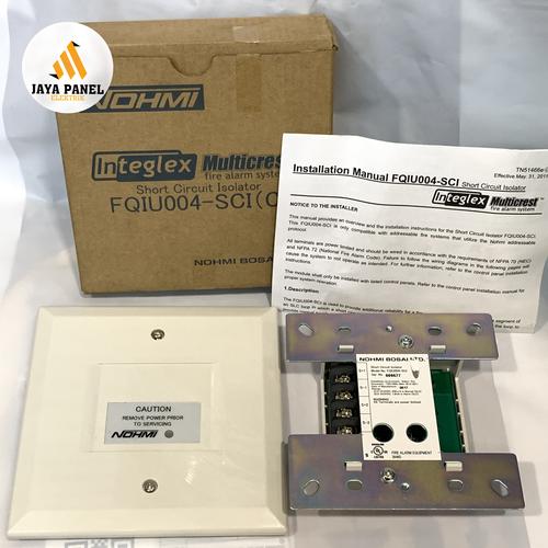 Jual Modul integlex Nohmi FQIU004-SCI Short Circuit Isolator fire alarm ...