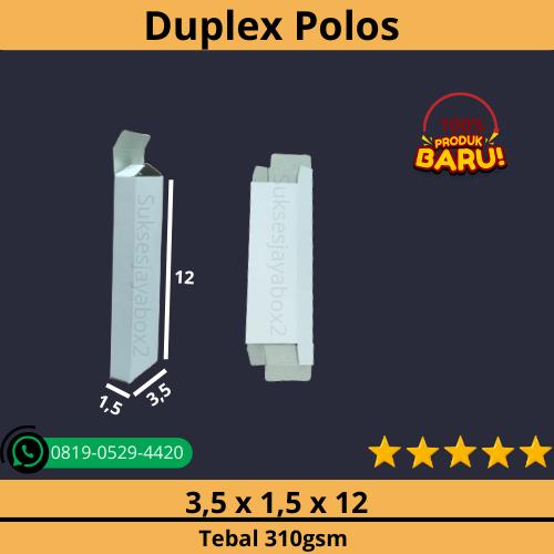 Jual Kardus Dus Kemasan Packaging Box Kotak Duplex 310 gram uk.3,5x1 ...