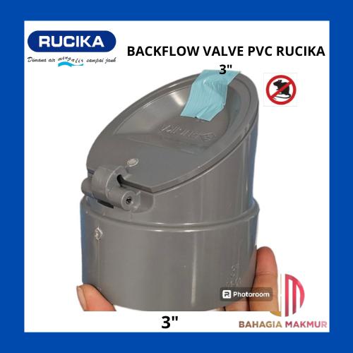 Jual BACKFLOW VALVE PVC RUCIKA 3" - Kota Bekasi - Bahagia Makmur Satu ...