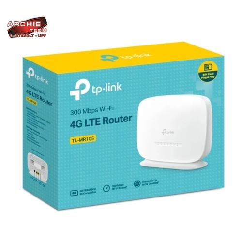 Jual TPLINK ROUTER TL-MR105 300Mbps Wireless N 4G LTE Modem MiFi Sim ...