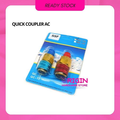 Jual Quick Coupler AC/Nepel Adapter Isi Freon Ac Mobil R134a/Sparepart ...