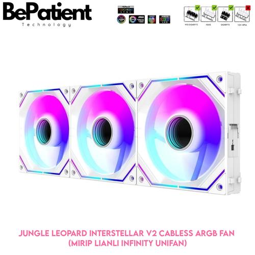 Jual Interstellar V2 ARGB FAN 12cm Cableless (Mirip LianLi SL-INFINITY ...