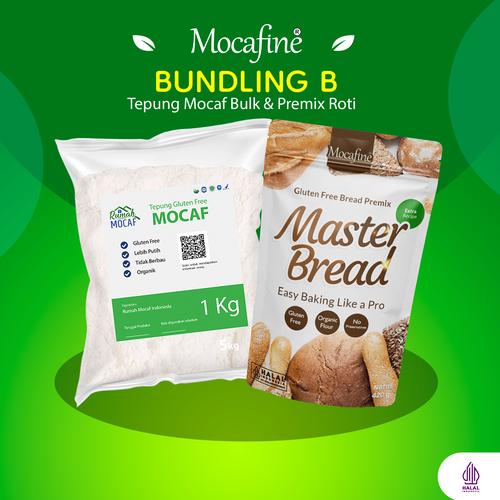 Promo Bundling Master Bread & Tepung Mocaf - Gluten Free - Bread Flour ...