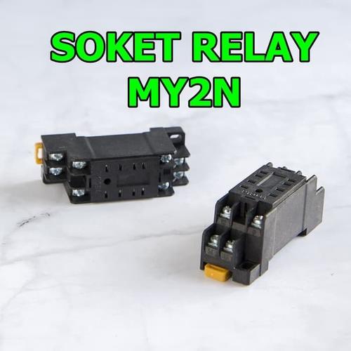 Jual RELAY MY2N MY2 12V 24V DC 220V AC Soket Relai 12 24 220 Volt ...