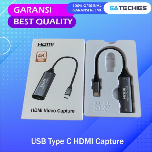 Jual USB Type C HDMI Video Capture 4K Full HD USB-C Professional Camera ...