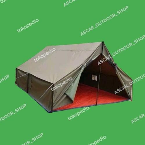 Jual Tenda pramuka 3x4 mtr | Kapasitas 10 sampai 12 Orang Bahan D300 ...