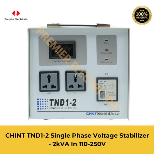 Jual CHINT TND1-2 Stabilizer Single Voltage 2kVA - 2000VA 1 Phase In ...