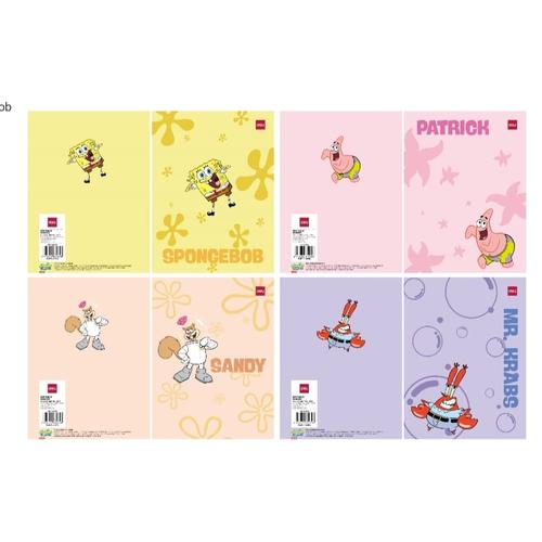Jual buku tulis deli 58 lembar quarto SATUAN gambar sponge bob / lele ...