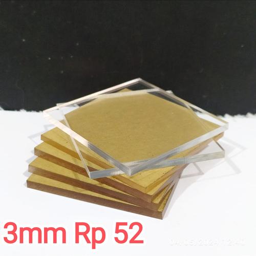 Jual Akrilik lembaran bening potongan custom tebal 3mm, acrylic bening ...