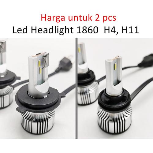 Jual Bohlam LED 1860 H4 H7 H8 H11 H16 9005 9006 HB3 HB4 Putih PnP Fan ...