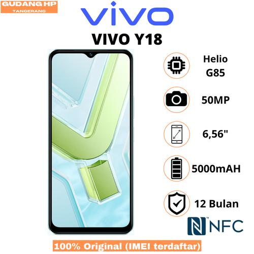 Promo Vivo Y18 Garansi Resmi VIVO INDONESIA - AQUA, 6+128GB - Kab ...