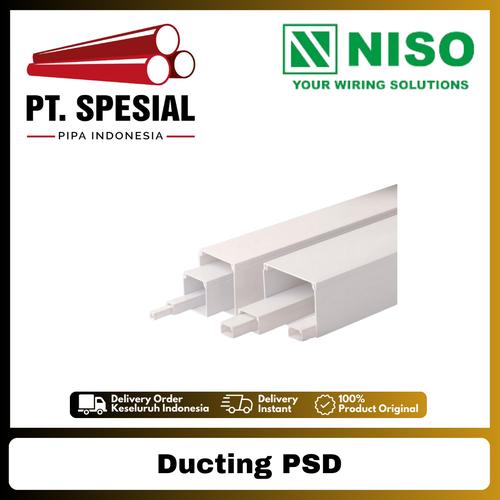 Jual Kabel Duct Niso Trunking Protector Ducting PSD 1.7 Meter Niso - 01 ...
