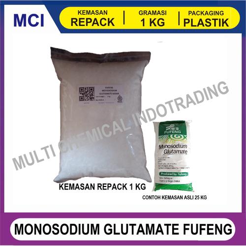 Jual MONOSODIUM GLUTAMATE MSG FUFENG 20-40 MESH - REPACK 1 KG/ VETSIN ...