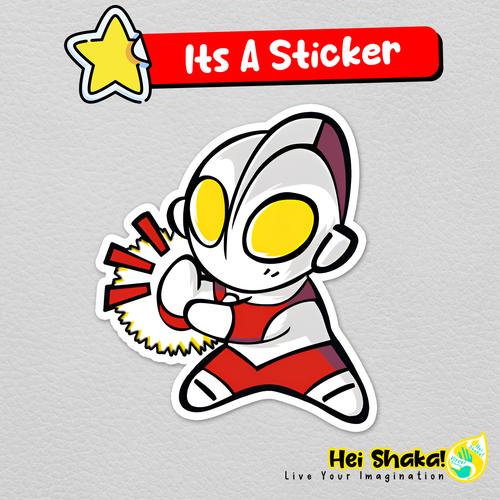 Jual Stiker Cute Chibi Ultraman Sticker Monster Kaiju Tokusatsu Satuan ...