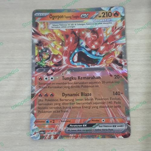 Jual Ogerpon Topeng Tungku EX - Pokemon TCG Indonesia - Jakarta Utara ...