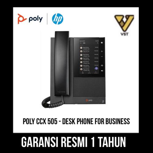 Jual Poly CCX 505 - Desk Phone - Business Microsoft Teams Wi-Fi IP ...