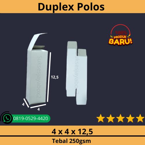 Jual Kardus Dus Kemasan Packaging Box Kotak Duplex 250 gram uk.4x4x12 ...