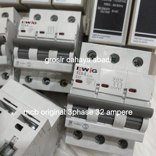 Jual mcb 3 phase 32a original ewig/mcb original 3phase 32a - Jakarta Barat - grosir cahaya abadi ...