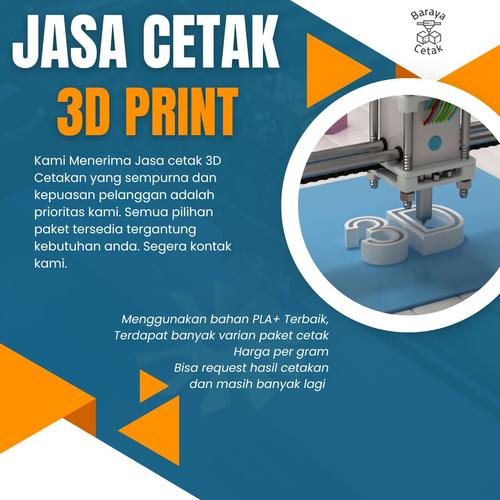 Jual Jasa Cetak 3D print printer Printing 3 DImensi - Hitam, KP0.20MM ...
