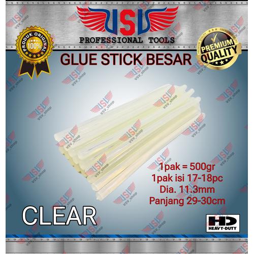 Jual VSV Lem Stik Besar Glue Stick Isi Ulang lem Tembak Besar Bening 11 ...