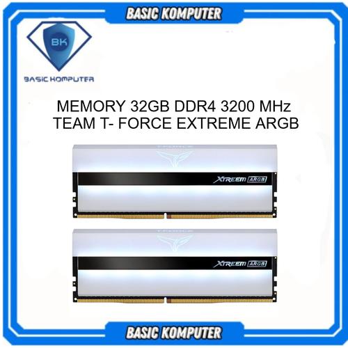 Jual RAM TEAM T-FORCE EXTREME ARGB 32GB ( 2X 16GB ) DDR4 3200MHz MEMORI ...