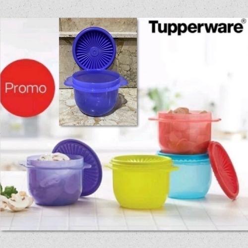 Jual Toples kecil untuk snack 750 ml Tupperware Star Bowl - 1pcs Biru ...
