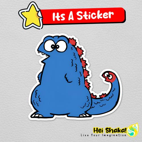 Jual Stiker Cute Monster Godzilla Sticker Monsterverse Kaiju Tokusatsu ...