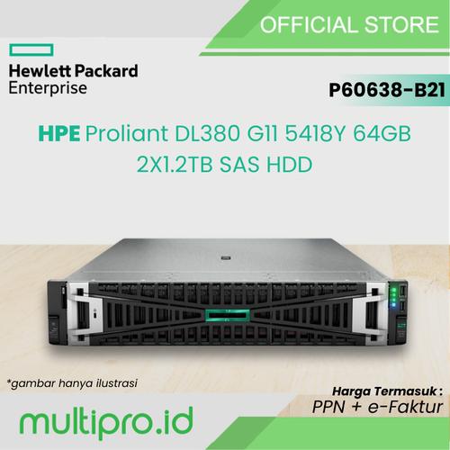 Promo Server HP Server HPE Proliant DL380 G11 5418Y 64GB 2x1.2TB SAS ...