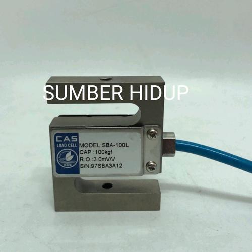 Jual CAS SBA-100L LOAD CELL 100KGF 100 KGF Sensor Beban Loadcell 3.0mV ...