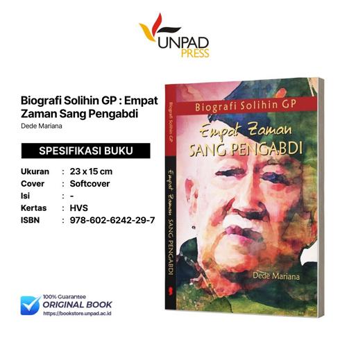 Jual Biografi Solihin GP: Empat Zaman Sang Pengabdi - Kab. Sumedang ...