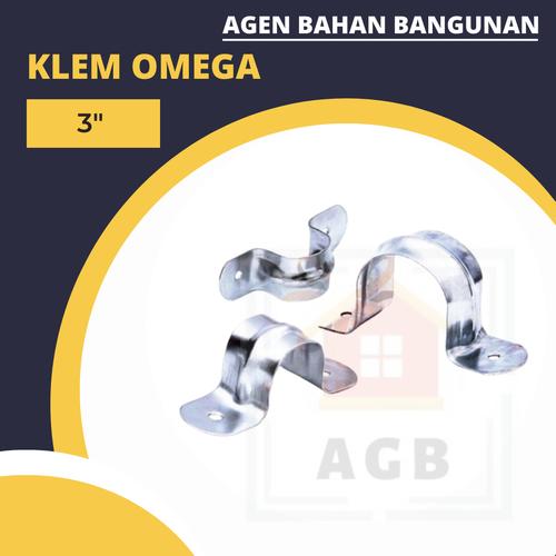 Jual Klem Omega Besi / Clamp Omega 3" Tipis - Jakarta Utara - Agen ...