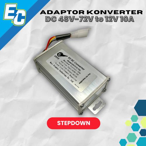 Jual Adaptor Konverter Stepdown DC 48V-72V To 12V 10A Rediucer ...