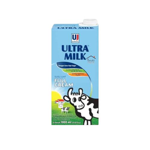 Jual Ultra Full Cream Kemasan 1 Liter Susu UHT Tanpa Rasa - Kota ...