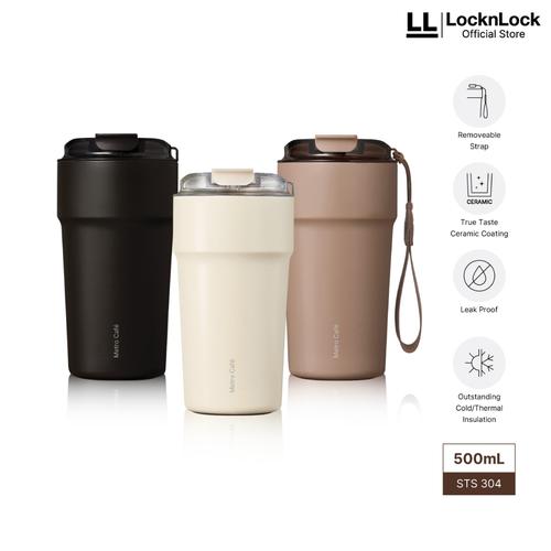 Promo LocknLock Metro Cafe Ceramic Coating Tumbler 500ml - LHC4357 ...