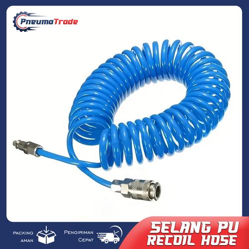 Promo Recoil Hose Selang Angin Kompresor Spiral 12meter 9meter 6meter ...