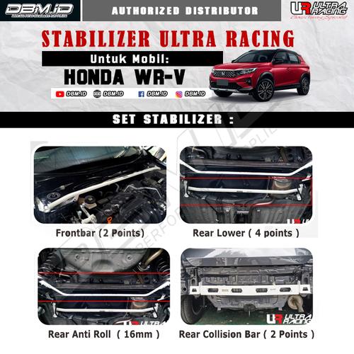Promo Stabilizer Stabiliser Ultra Racing UR Honda WRV WR-V - Front 2p ...