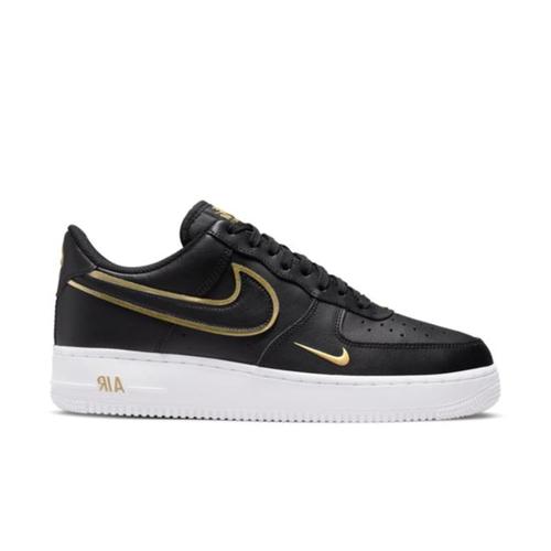 Promo Nike Air Force 1'07 LV8 Double Swoosh Black Metallic Gold - 41 ...