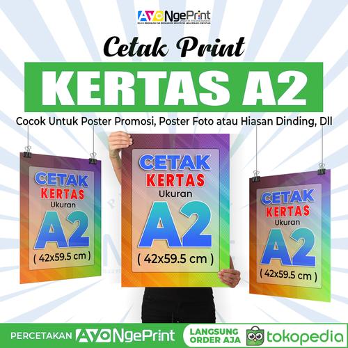 Jual Cetak Print Kertas Poster A2 ( 42x59.5 Cm ) | Poster Dinding ...