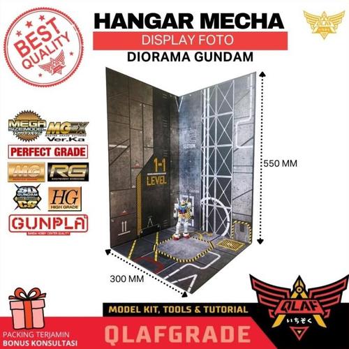 Jual HANGAR MECHA DISPLAY gundam gunpla background hangar mechanic ...