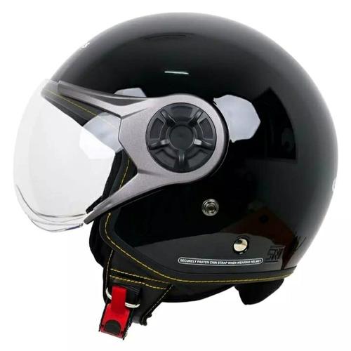 Jual Helm Pilot Italy Half Face Pria dan Wanita Dewasa Ezelis - Hitam ...