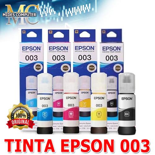 Jual Tinta EPSON 003 Original Refill Tinta Printer Epson L1100/L3100 ...