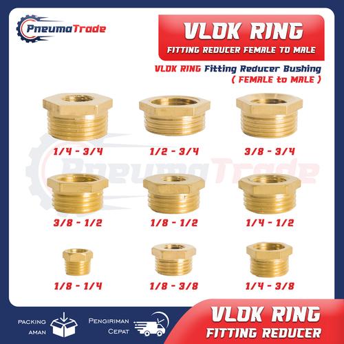 Promo Vlok Ring / Vlock Sock / Reducer Bushing / Nepel Kuningan Semua ...