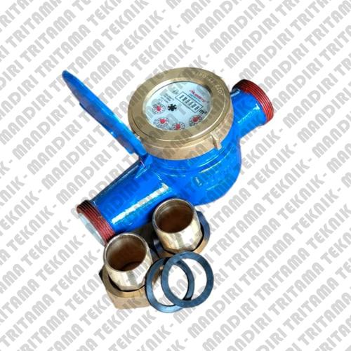 Jual WATER METER 1,5 INCH CALIBRATE DN40 CONNECTION SCREW/DRAT ...
