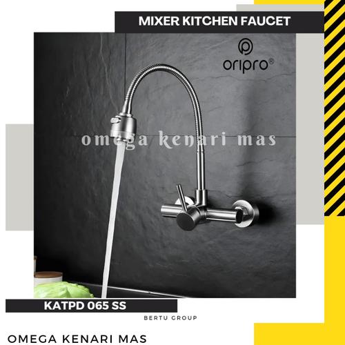 Jual KRAN DAPUR CUCI PIRING DINDING FLEKSIBEL MIXER KERAN ANGSA TEMBOK ...