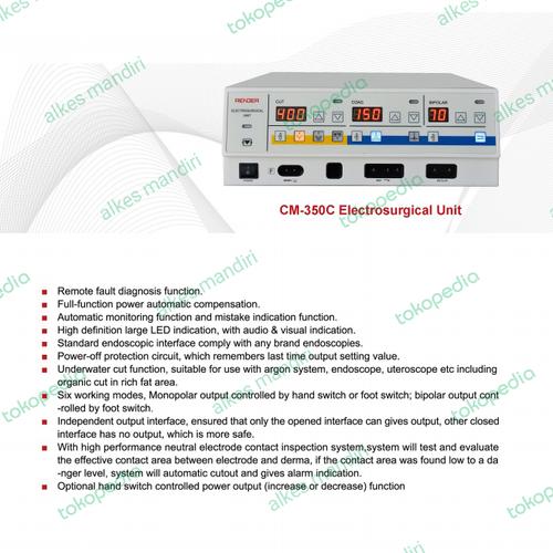 Jual couter esu 400 watt elektrosurgical CM 350 C - Jakarta Timur ...