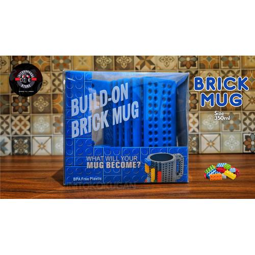 Jual Gelas Mug Bricks Build-On Brick Toy Cup -350ml - Kab. Bandung - initokokugan | Tokopedia