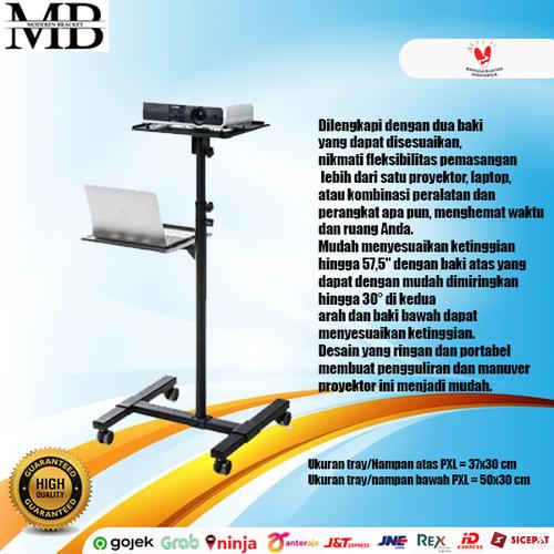 Jual Stand Roda Meja proyektor Dan Meja Leptop-projektor presentasi NEW ...